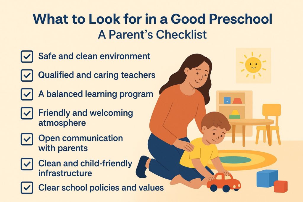 What to Look for in a Good Preschool: A Parent’s Checklist – The ...